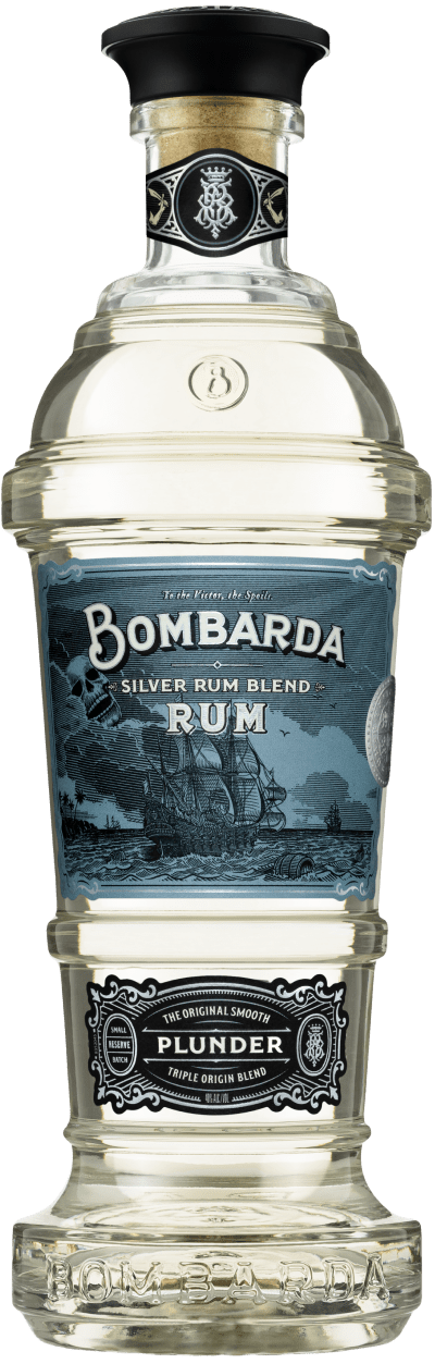 Plunder - A Rare Blend of Three White Rums - Bombarda Rum